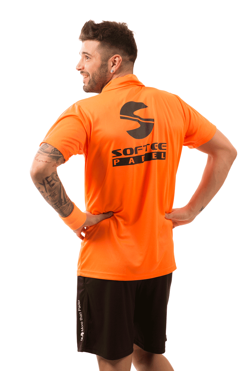 Polo Padel Softee Reflex Naranja – Softee Padel
